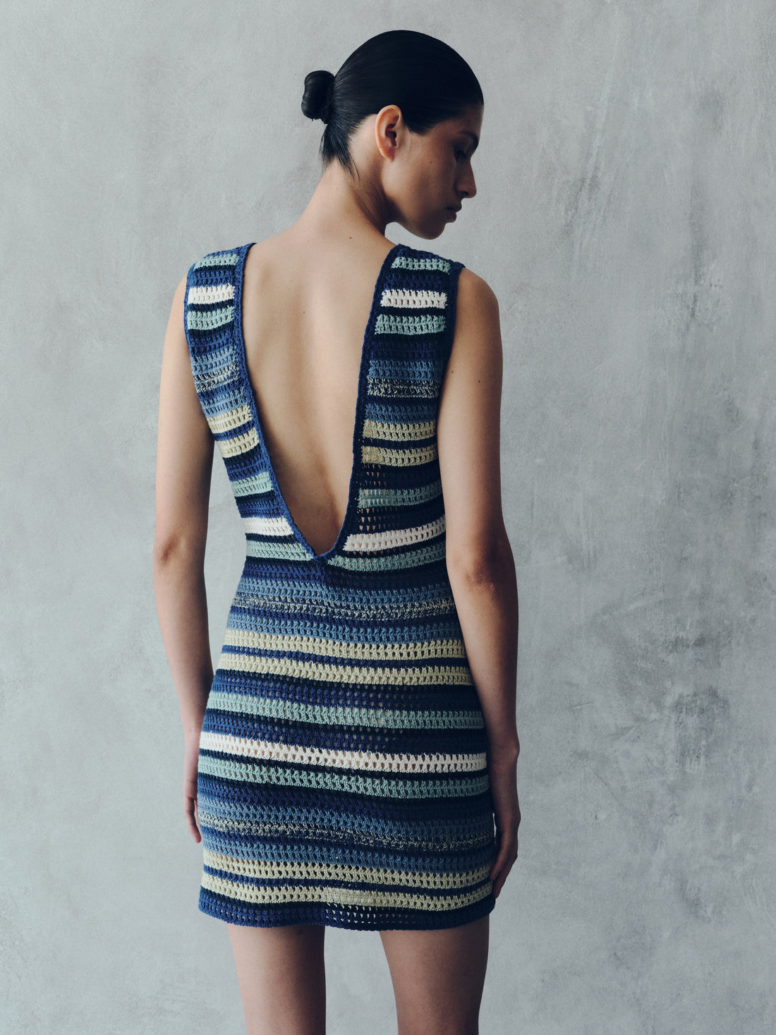 NEVADO MINI DRESS | BLUES - PISTACCIO – ESCVDO